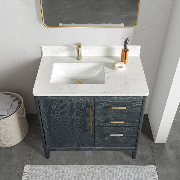 Langosta 36 Free Standing Single Bathroom Vanity With Top Joss And Main